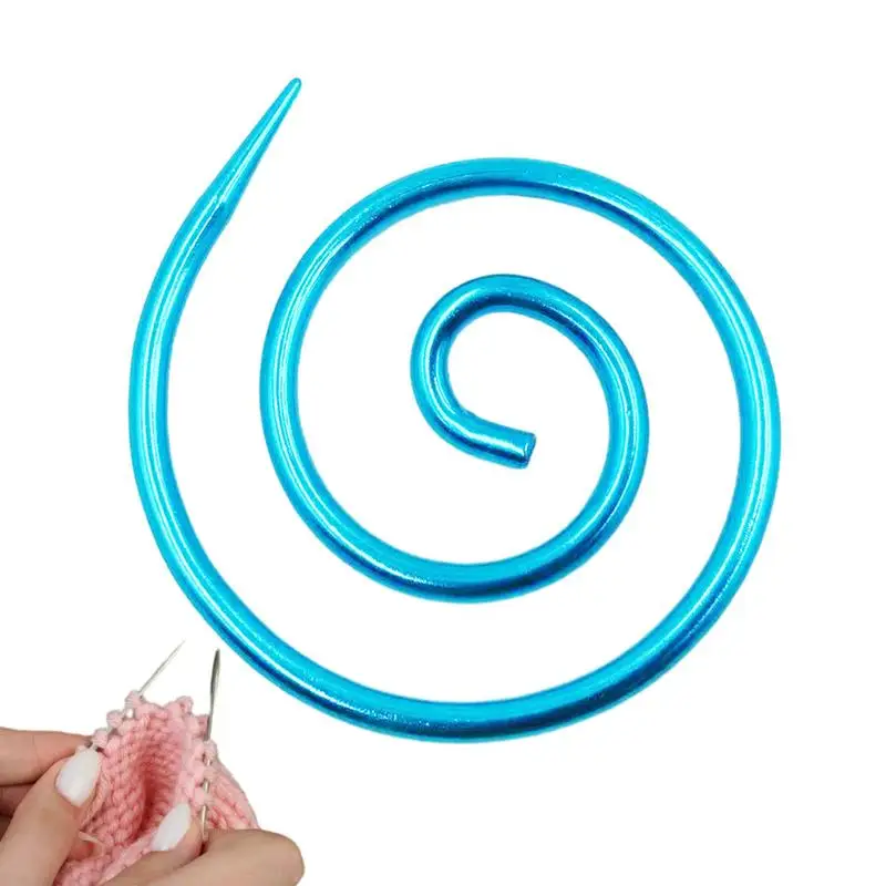 Spiral-Cable-Knitting-Needle-Metal-Circular-Needles-Cable-Needle-Kit ...