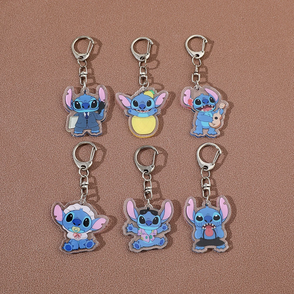 1pcs-Disney-Lilo-and-Stitch-Keychain-Cartoon-Figure-Stitch-Key-Rings ...