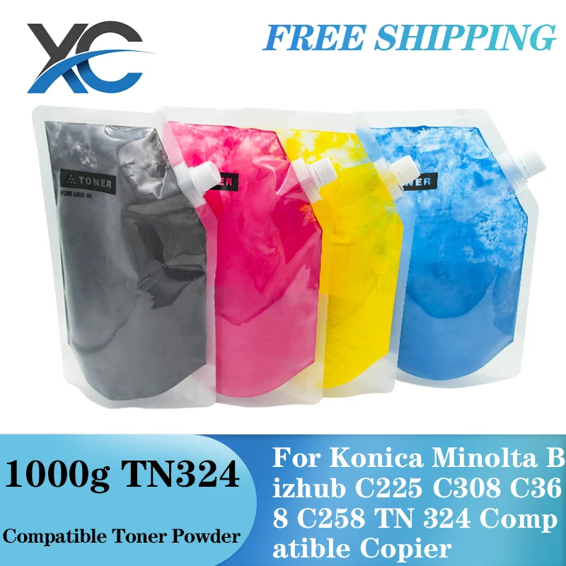 NEW-1000g-TN324-Compatible-Toner-For-Konica-Minolta-Bizhub-C225-C308 ...