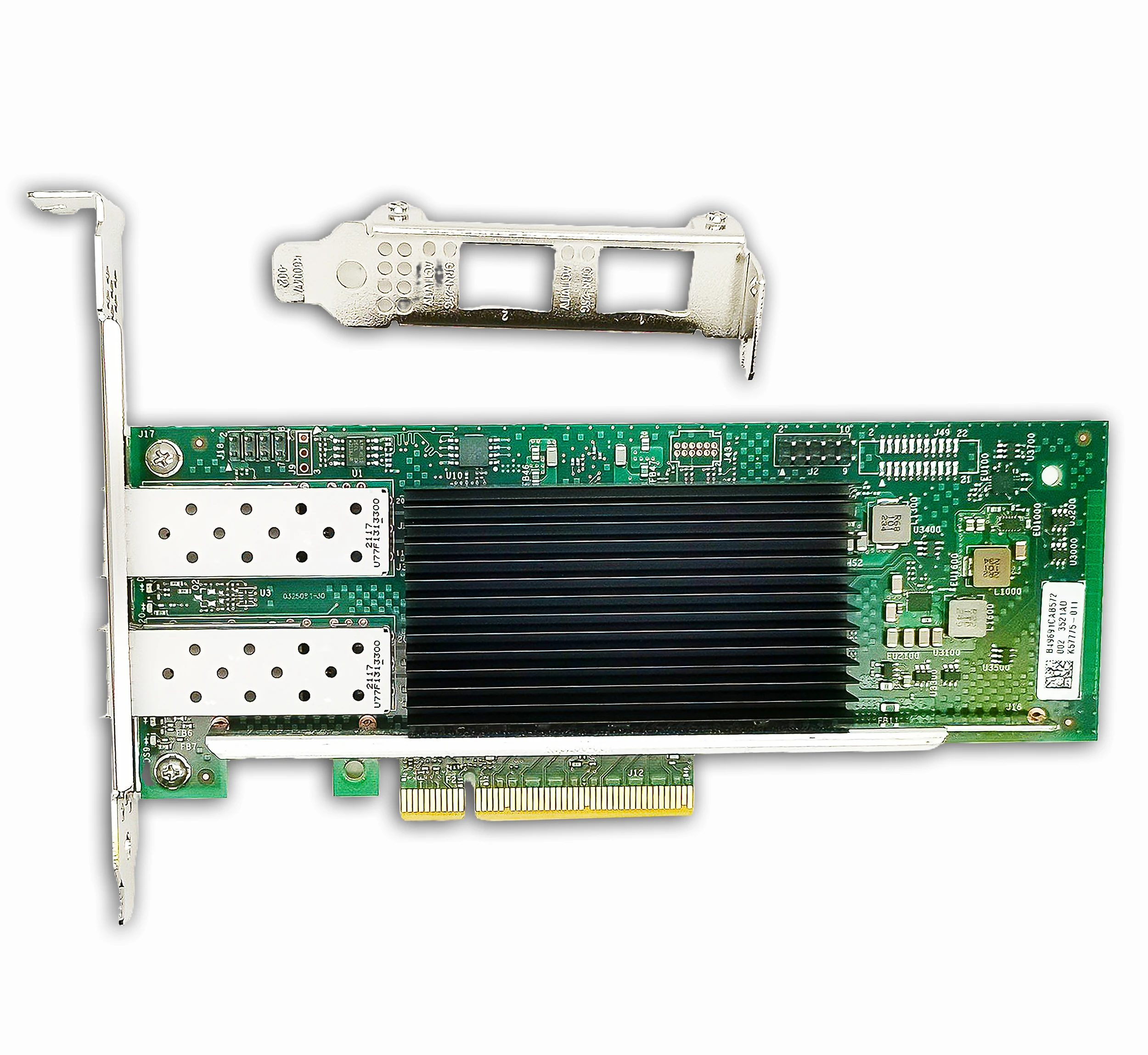 Сетевой адаптер Ethernet 25GbE Intel E810-XXVDA2 с двумя портами SFP28 ...