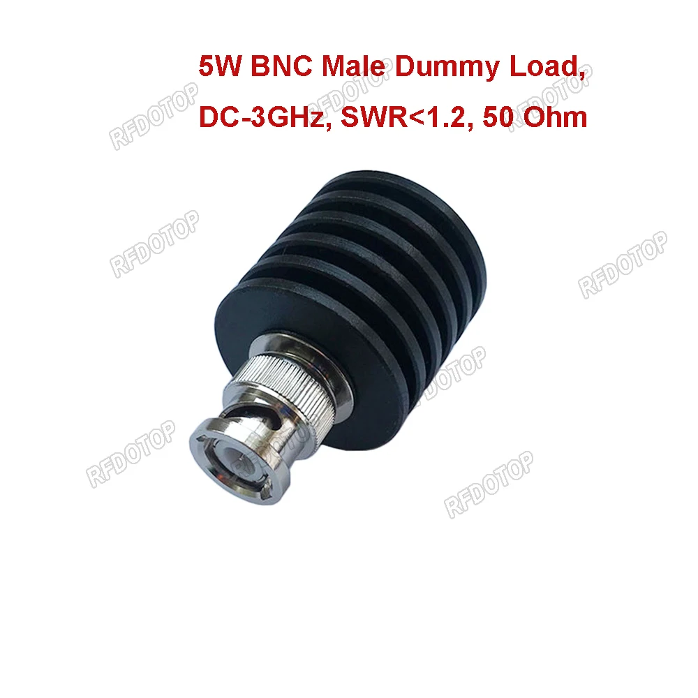 5W 3GHz BNC Male RF Coaxial Termination Dummy Load SWR＜1.2 50 Ohm ...