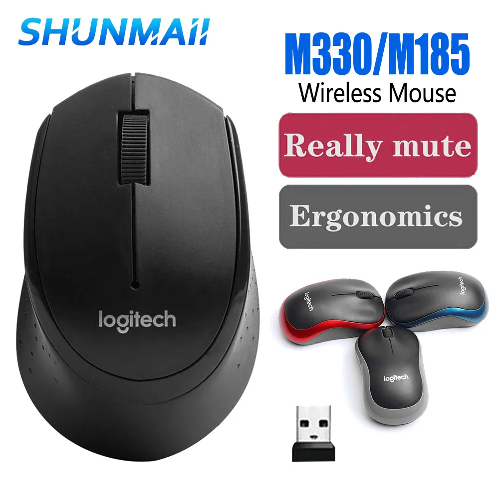 Logitech-M330-Wireless-Mouse-Gaming-Esports-Peripheral-2-4GHz ...