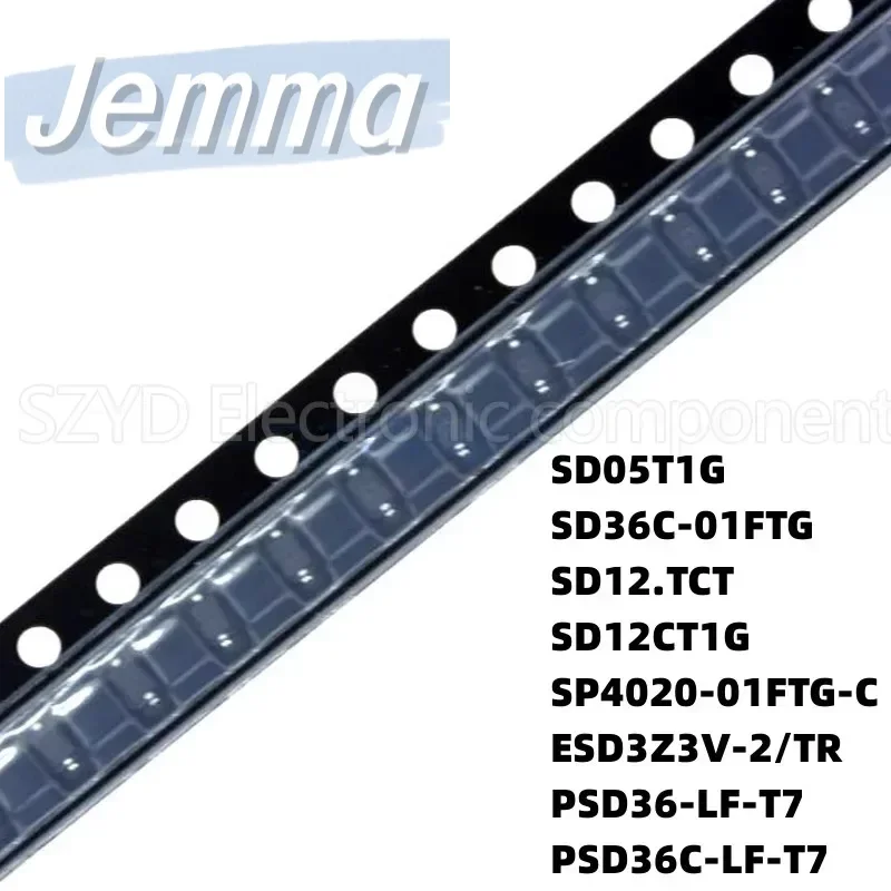 100PCS-SOD323-SD05T1G-SD36C-01FTG-SD12-TCT-SD12CT1G-SP4020-01FTG-C ...