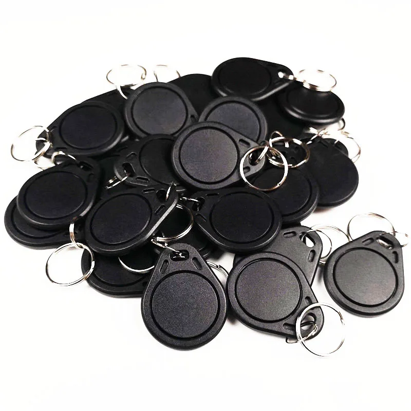 100Pcs-13-5MHZ-CUID-UID-Changeable-MF-S50-1K-IC-Keys-Keyfobs-Token-Tags ...