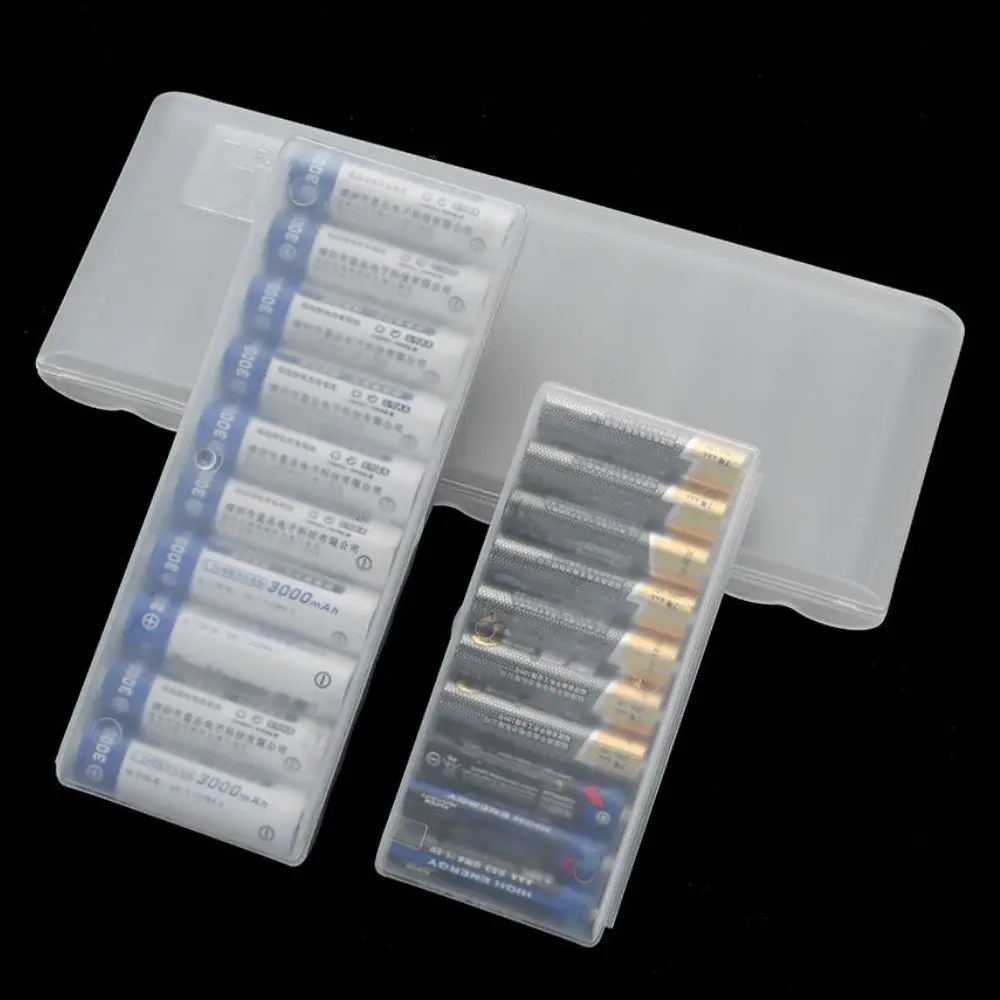 For-AAA-AA-18650-4-10-Slots-Battery-Storage-Box-Clear-Hard-Plastic ...