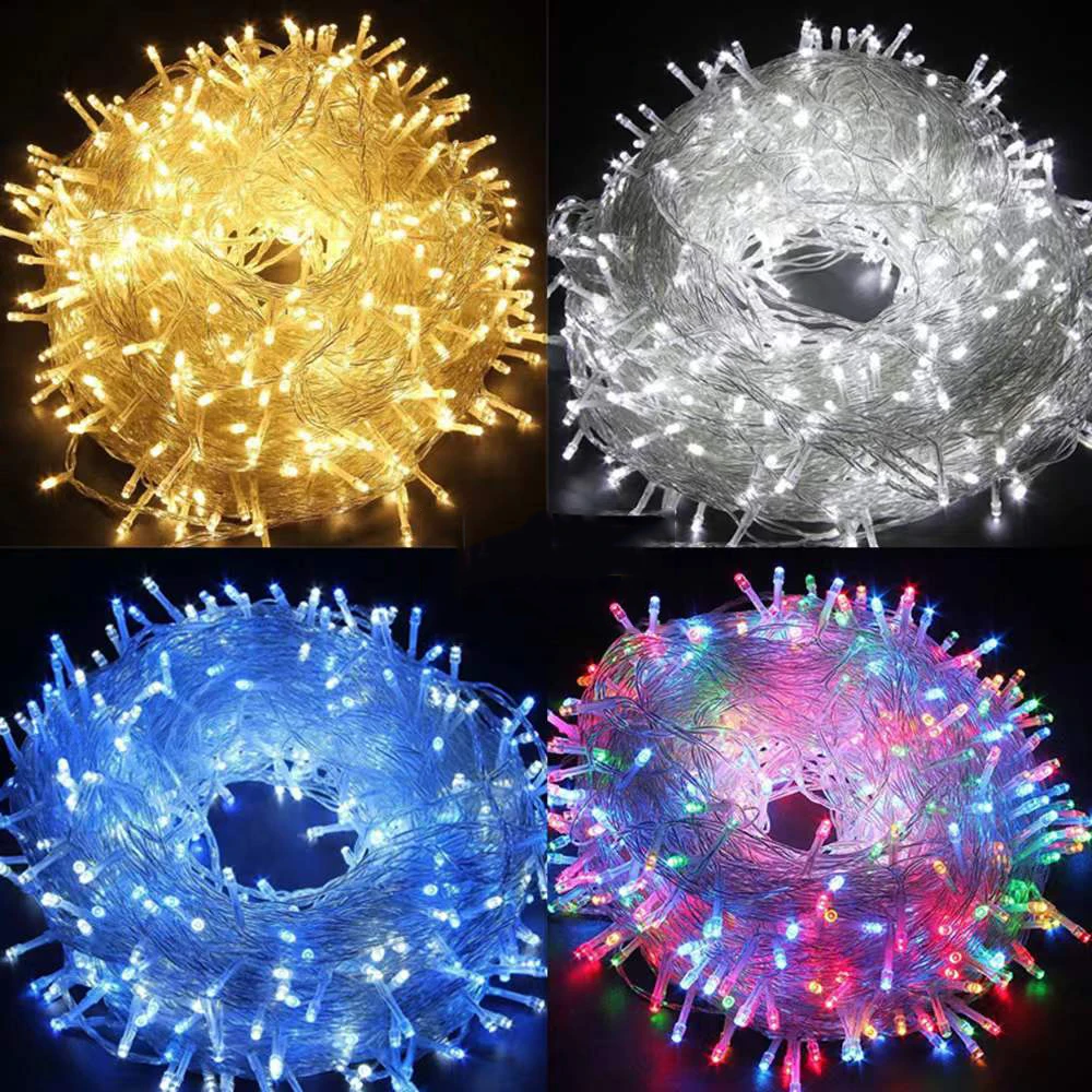 3M-100M-Christmas-Lights-Led-String-Fairy-Light-Garland-Lamp-Outdoor ...