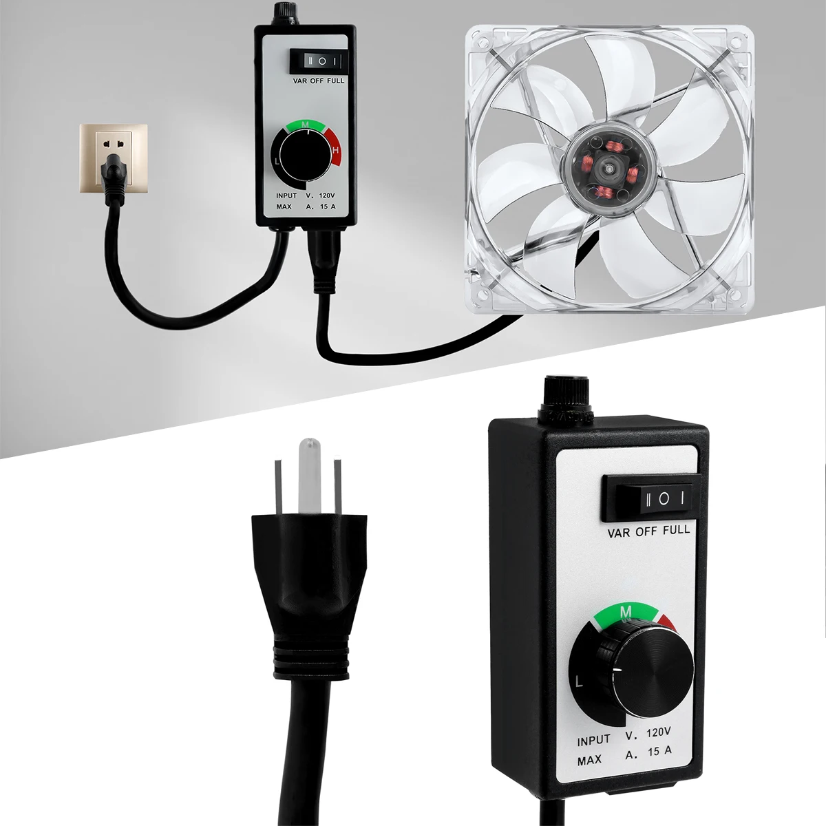 1PCS-100-120V-AC-Motor-Speed-Controller-3-Speed-Angle-Grinder-Governor ...