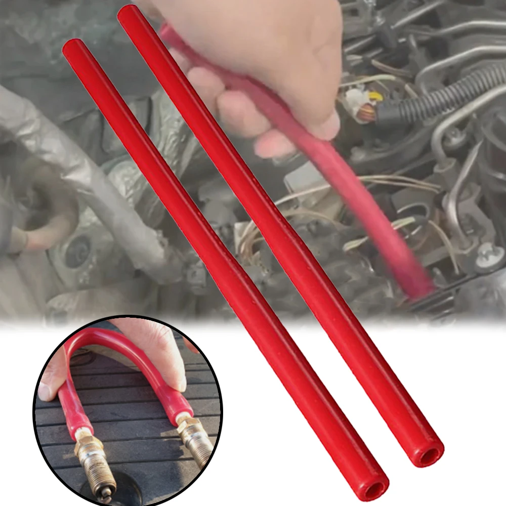 2X-Car-Spark-Plug-Socket-Reusable-Rubber-Tube-Portable-Easy ...