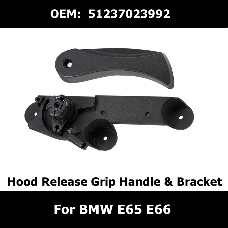 51237023992 Car Accessories Hood Release Grip Handle & Bracket For BMW ...