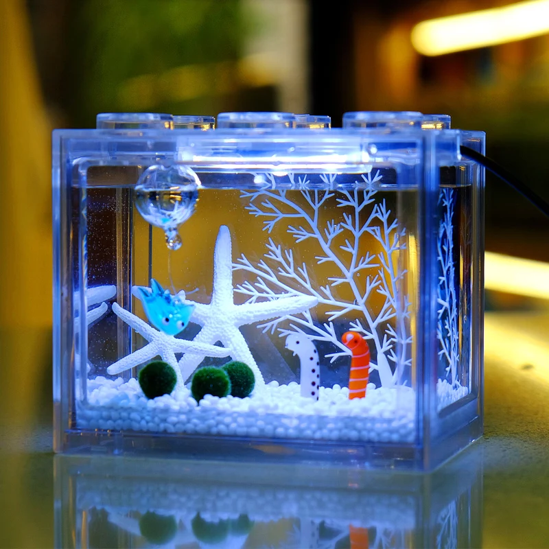 Cube Betta Fish Bowl