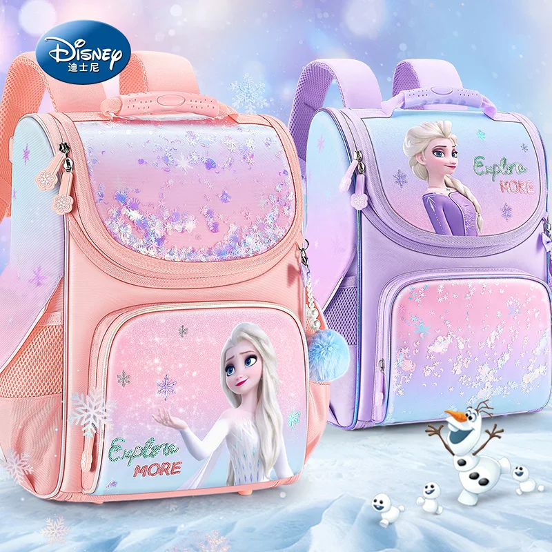 Original-Disney-Frozen-Elsa-Anna-Snow-Queen-Cute-Backpacks-kids-School ...