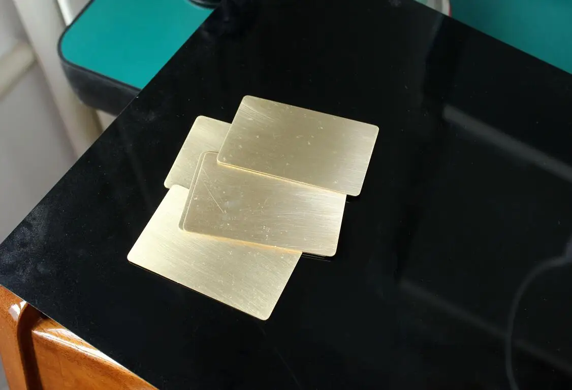 Brushed Brass Plate