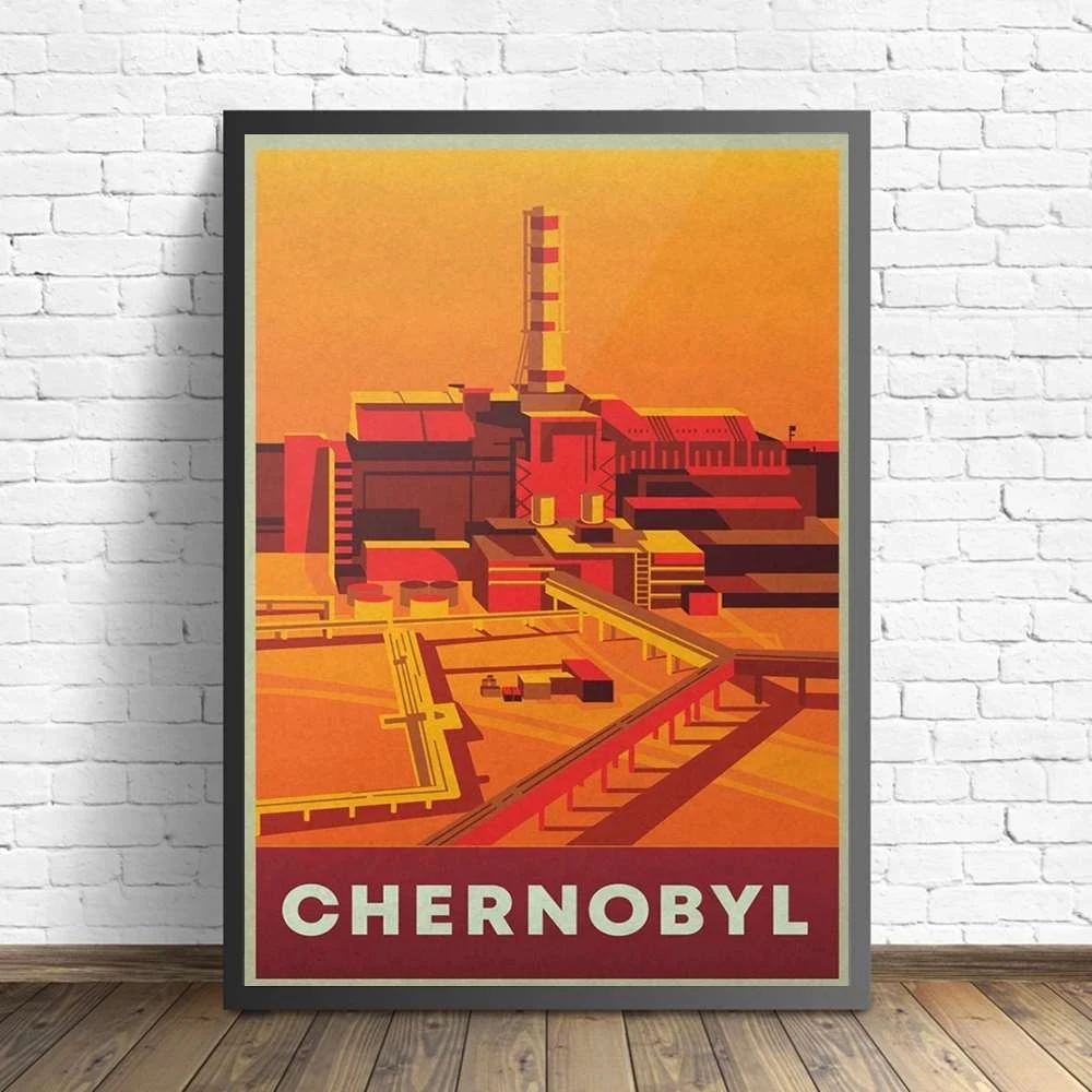 Chernobyl Canvas Painting | Chernobyl Home Decor | Poster Chernobyl ...