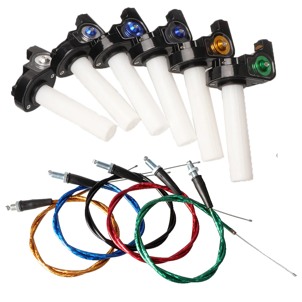 Motorcycle-Quick-Turn-Throttle-Handle-Grips-Throttle-Cable-Handle-980mm ...