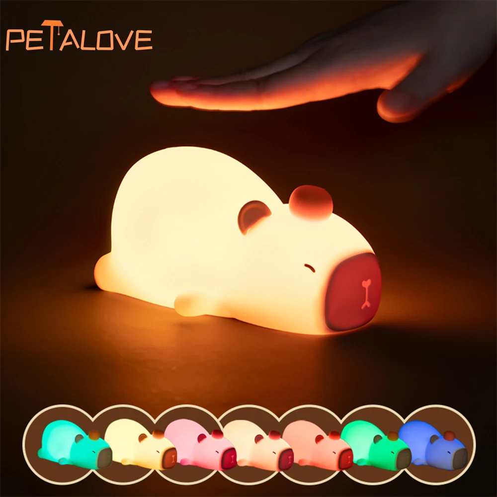 Hot-Selling-Capybara-Night-Lamp-Adorkable-Style-Light-Simple-Operation ...