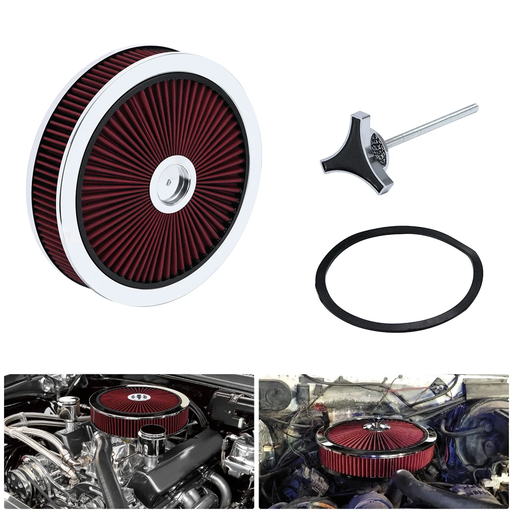 For-Ford-Chevrolet-Retrofit-Car-Air-Filters-Super-Flow-WashableAir ...