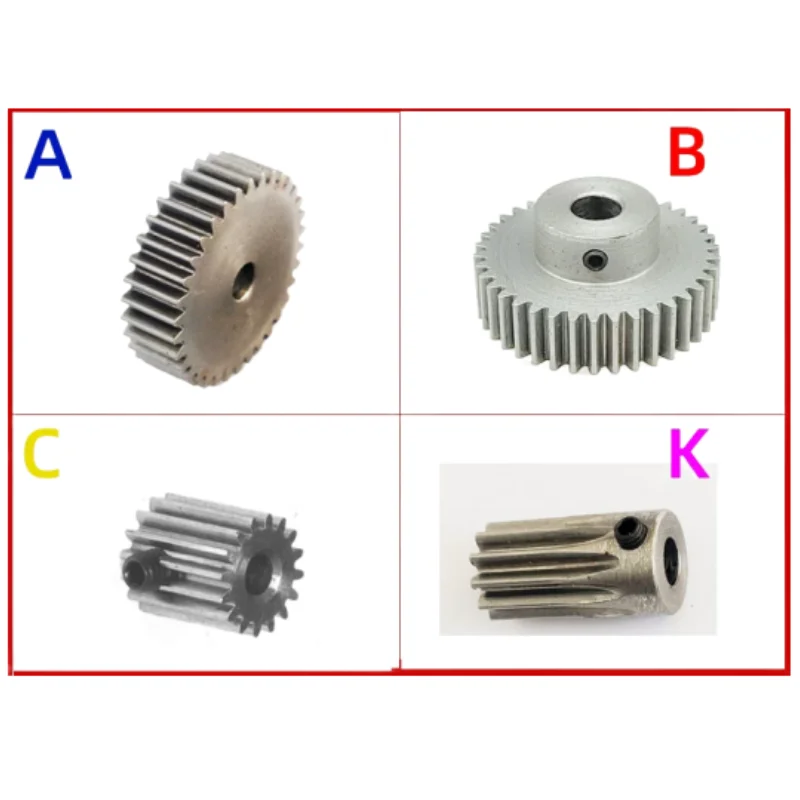 Steel Linear Gear Rack 2-Pack Steel Linear Spur Gear Racks (1 Mod ...