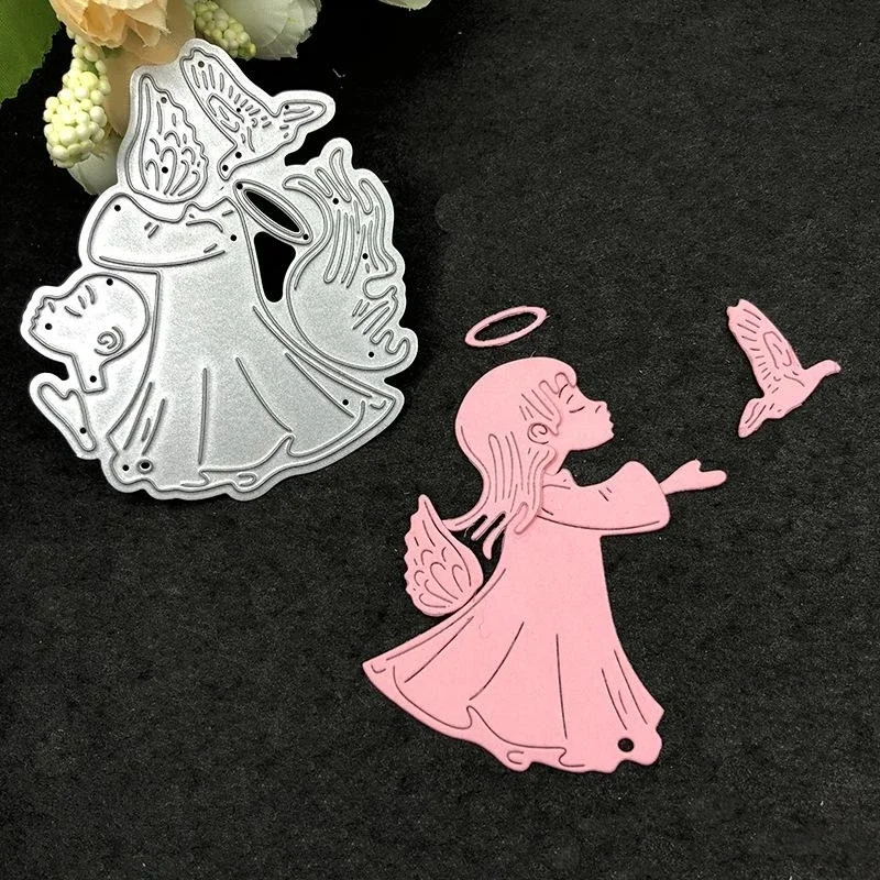 Angel Metal Cutting Dies DIY Scrapbooking Album Paper Cards Decorative ...