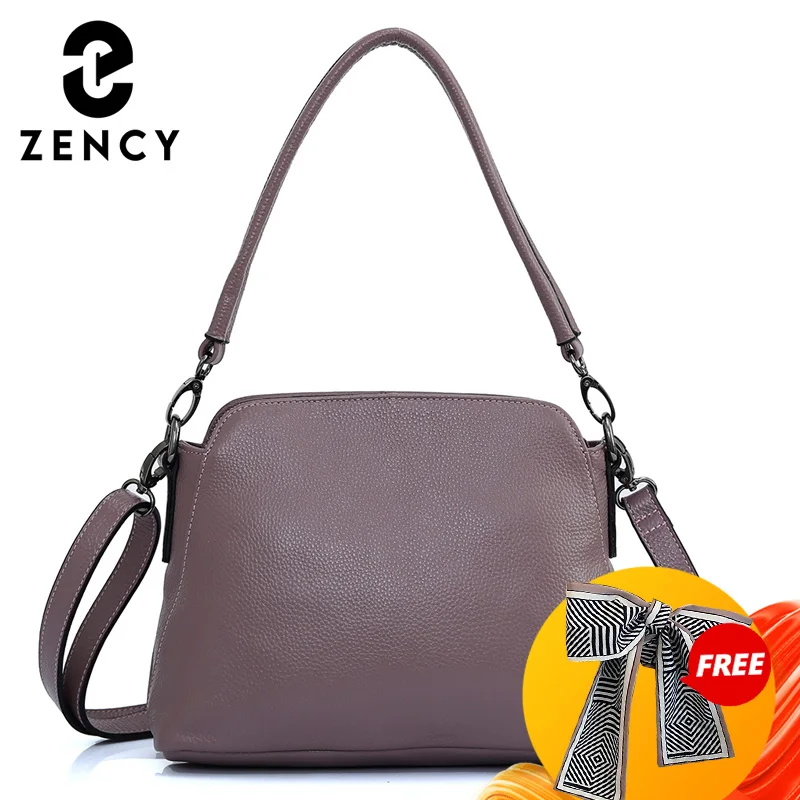 Zency-Genuine-Leather-Bags-For-Women-Vintage-Simple-Small-Handbag ...