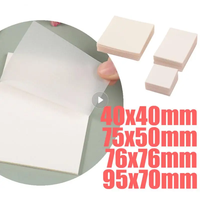 150-50-Sheets-Transparent-Sticky-Paper-Notes-Scrapes-Sticker-Pads-Note ...