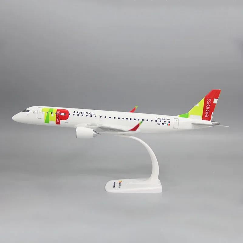 1-100-Scale-E195-E-195-TAP-s-PORTUGAL-Air-Airline-Aircraft-Plastic-ABS ...