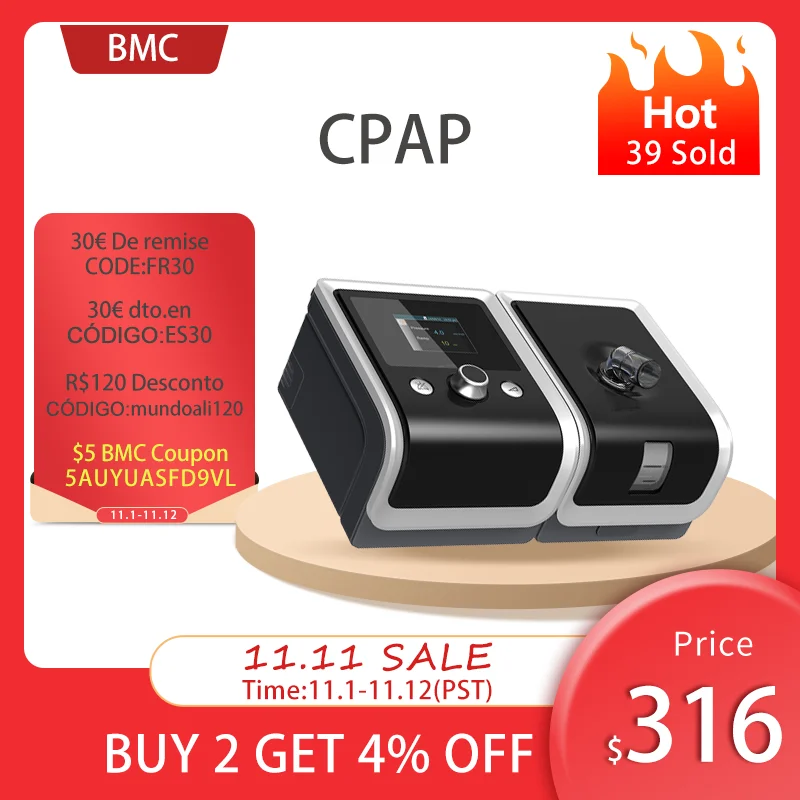 Bmc Gii Cpap Health Care Protable Cpap Machine For Anti Snoring Copd ...