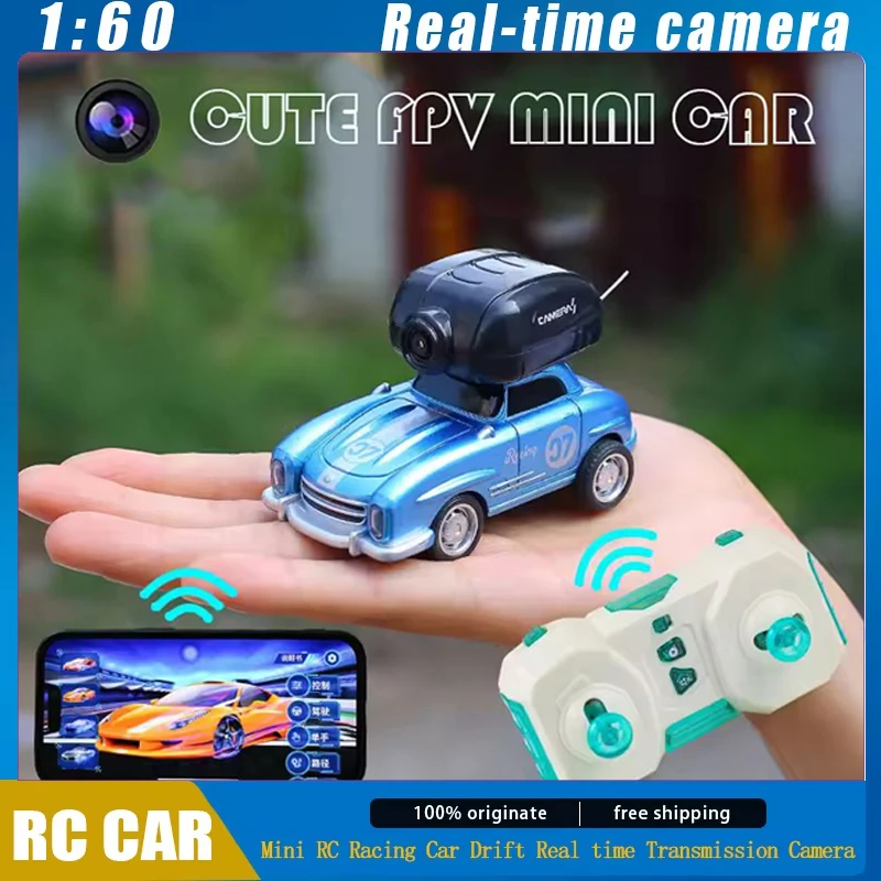 1:60 Rc Cars Mini with Camera Remote Control Car Racing Car Drift Real ...