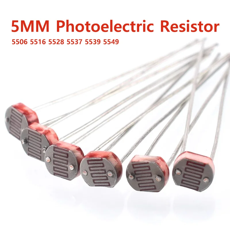 20pcs-5506-5516-5528-5537-5539-Light-Dependent-Resistor-LDR-5MM ...
