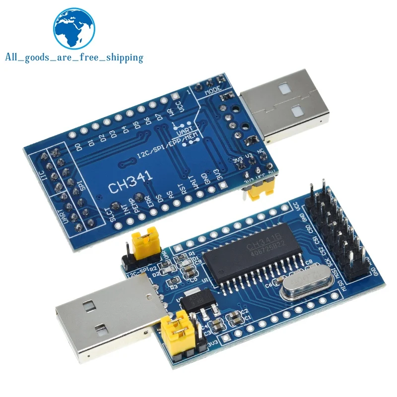 Tzt Ch341a Programmer Usb To Uart Iic Spi I2c Convertor Parallel Port