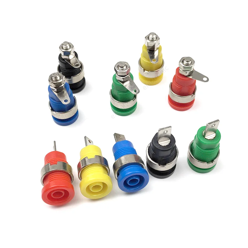 5PCS 4MM Multimeter Instrument Socket High Current 4mm Binding Post ...