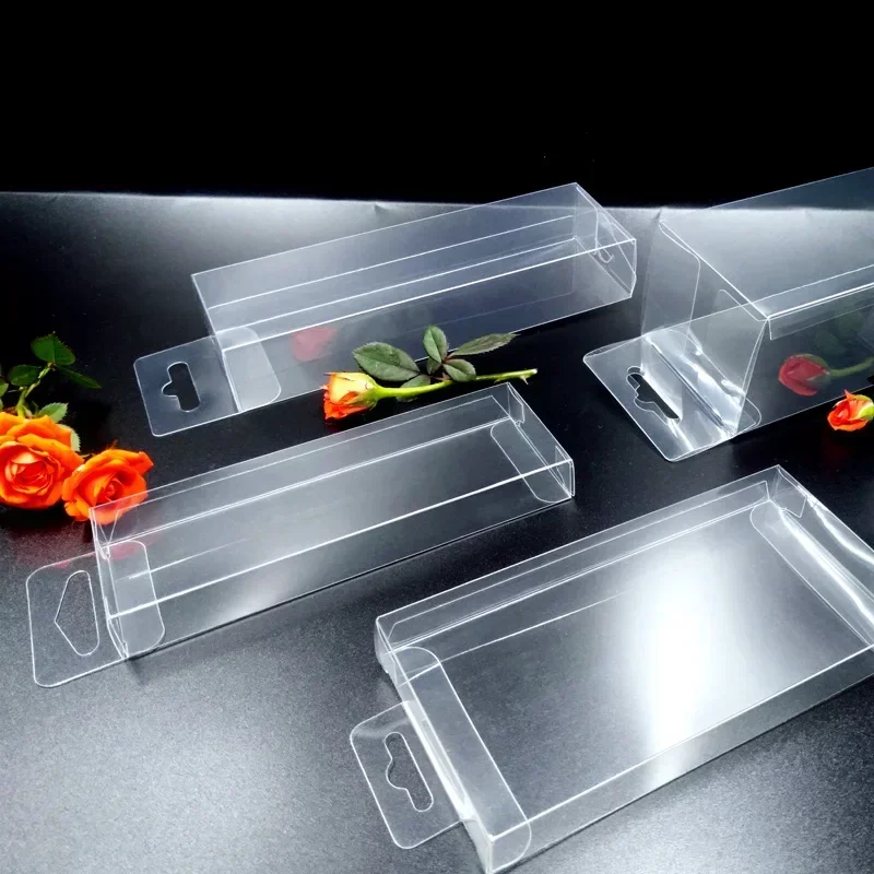 50pcs Transparent Candy Box PVC Gift Packaging Box Party Supplies ...