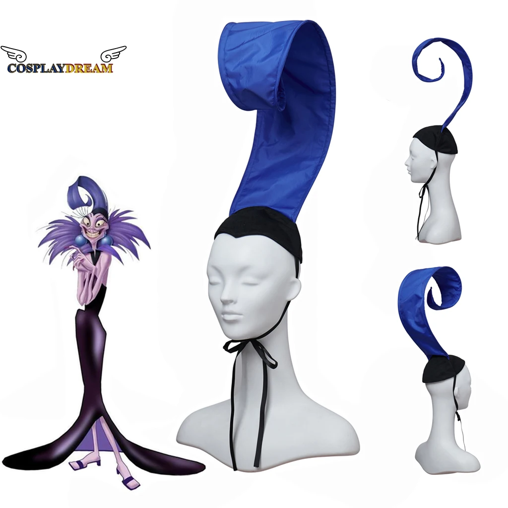 Cartoon-Yzma-Cosplay-Hat-Yzma-Blue-Hat-Adult-Women-Girls-Yzma-Hat ...