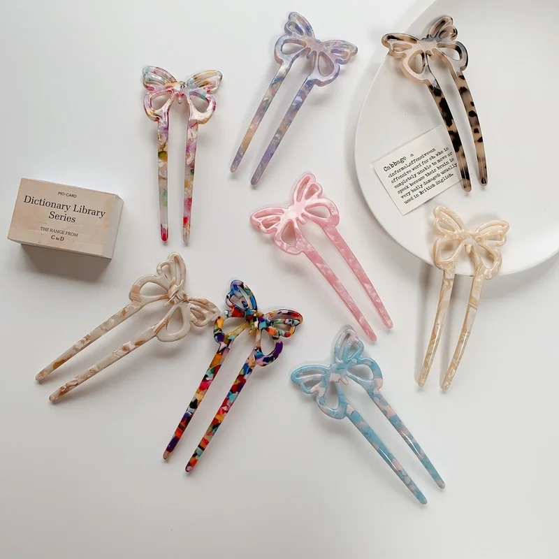 Acetate-Hair-Sticks-Acetate-Butterfly-Chopstick-Sticks-Women-Hairpins ...