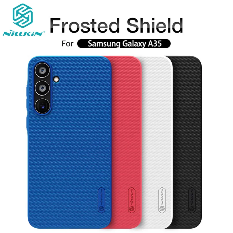 For Samsung Galaxy A35 Case NILLKIN Super Frosted Shield Case Hard PC ...
