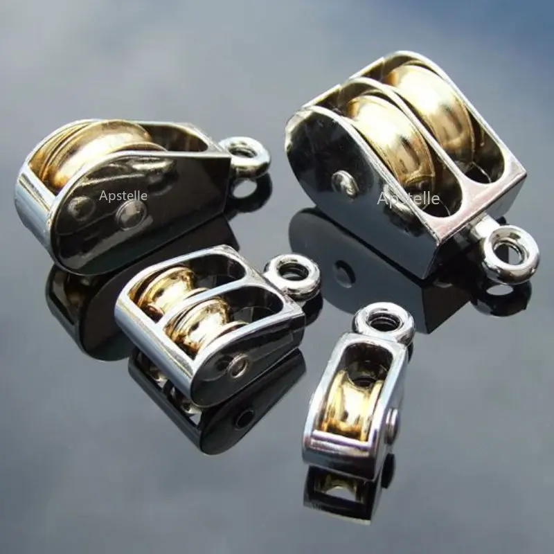 36-48-52-58-75-86mm-Metal-Sheave-Zinc-Alloy-Fixed-Pulley-Crown-Block ...