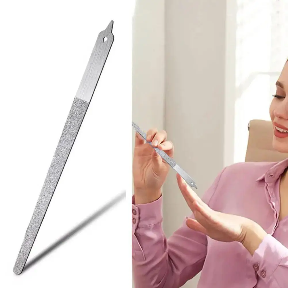 Stainless-Steel-Nail-File-Double-Side-Grinding-Rod-Scrub-Manicure-Art ...