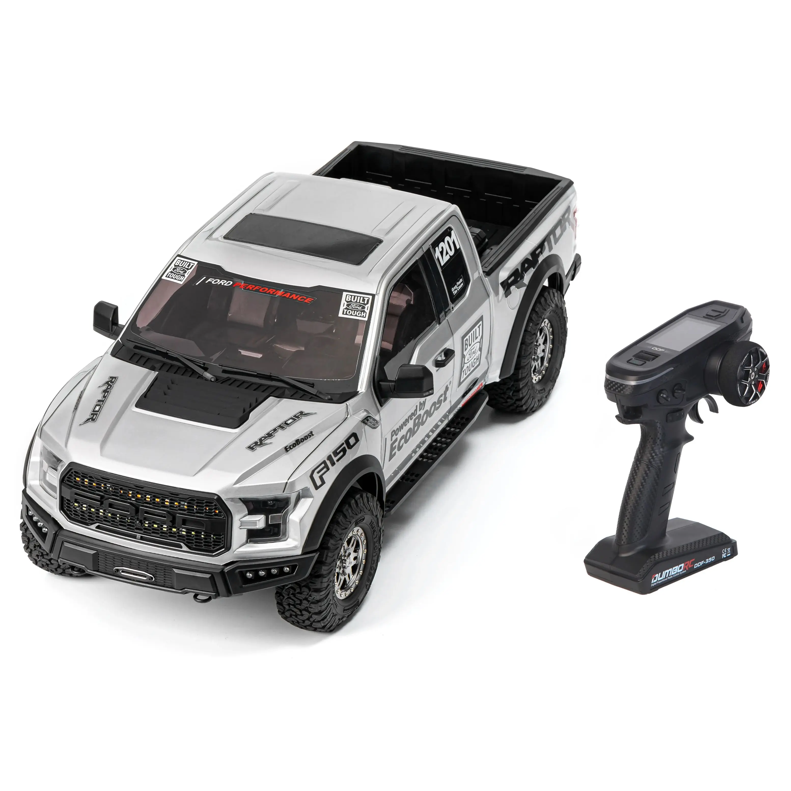 1-8-F150-Ford-Raptor-Silver-Silver-8th-scale-Crawler-Rear-Straight-Axle ...