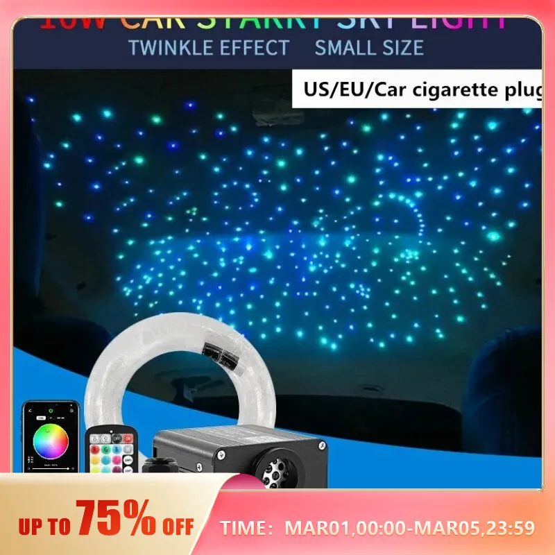 New-16W-Twinkle-Starry-Sky-Car-Star-Ceiling-Light-Fiber-Optic-Light-Led ...