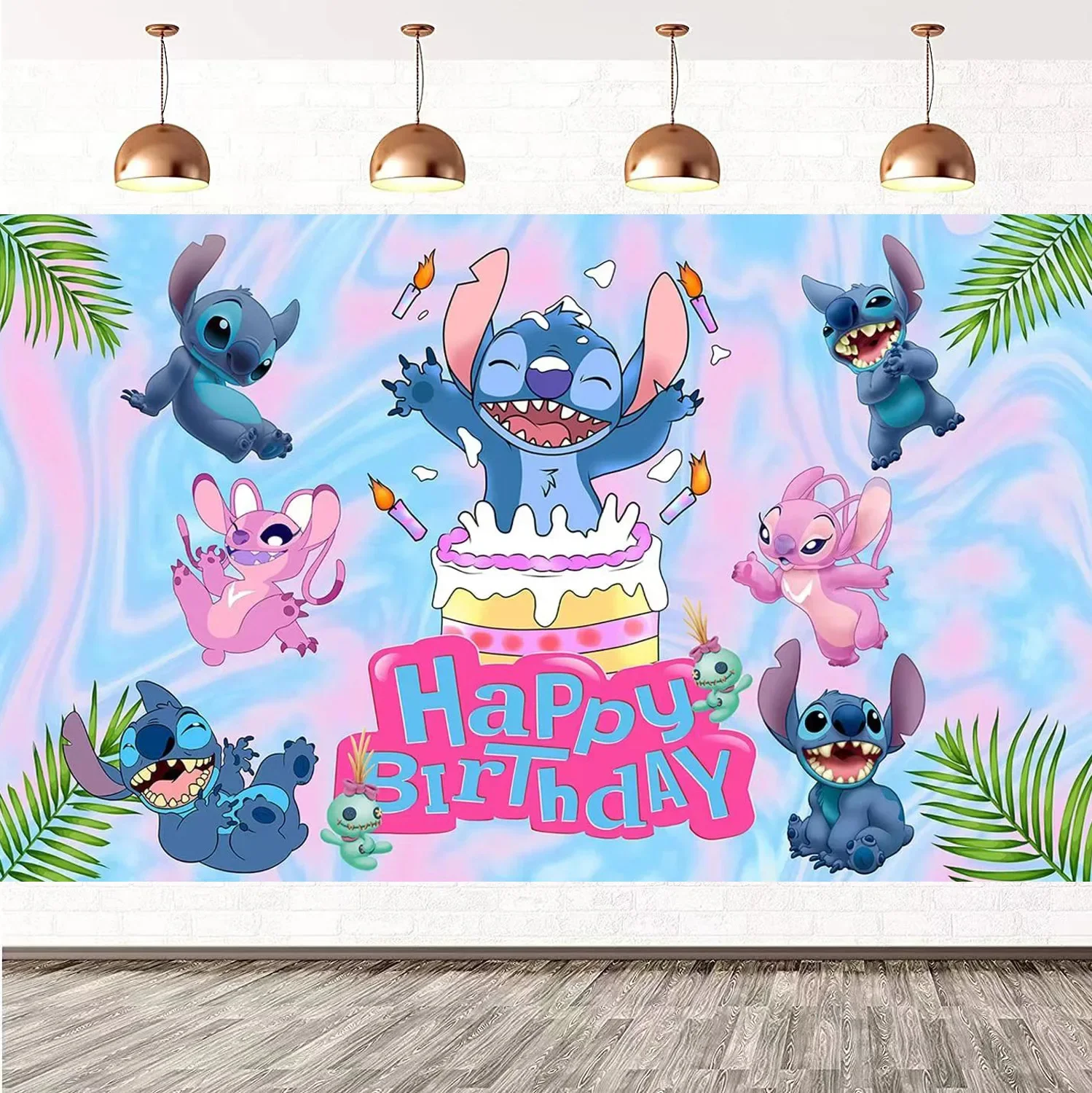 Disney-Lilo-Stitch-Party-Backdrops-Children-s-Happy-Birthday-Decoration ...