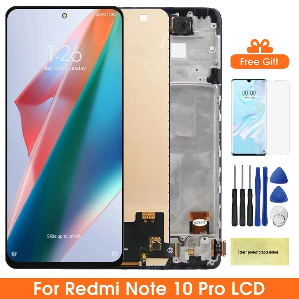 Pantalla-100-probada-para-Xiaomi-Redmi-Note-10-Pro-piezas-de ...