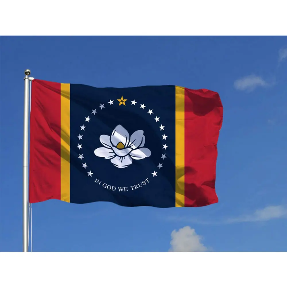 ZXZ-free-shipping-New-Mississippi-State-Flag-90x150cm-3x5ft-Flag-We ...