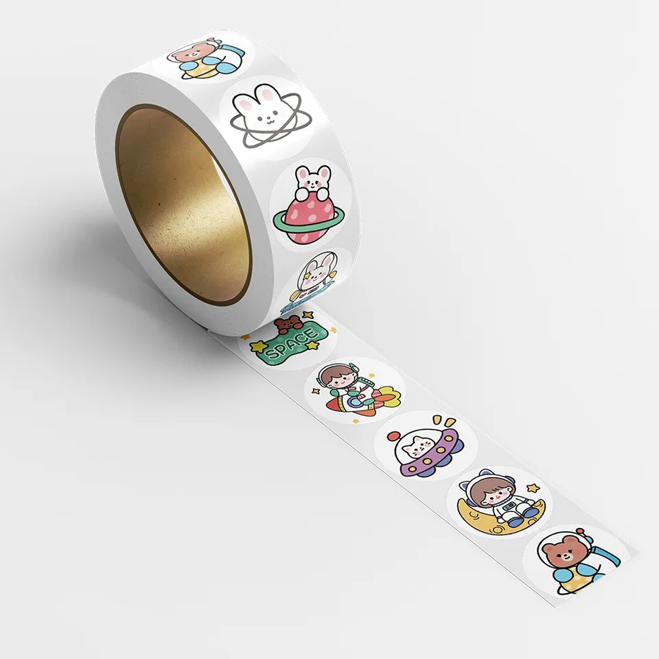 Holiday Party Favors 500Pcs Winter Animal Stickers Roll - Arctic Polar ...