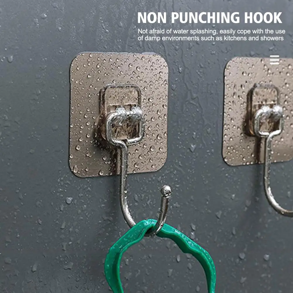 1pcs-Self-Adhesive-Hooks-Non-punching-Strong-Sticky-No-Trace-Wall-Hook ...