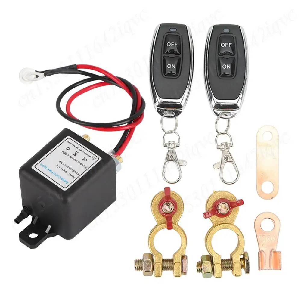 Remote Battery Disconnect Switch 12V 200A Car Kill Switch Anti-Theft ...