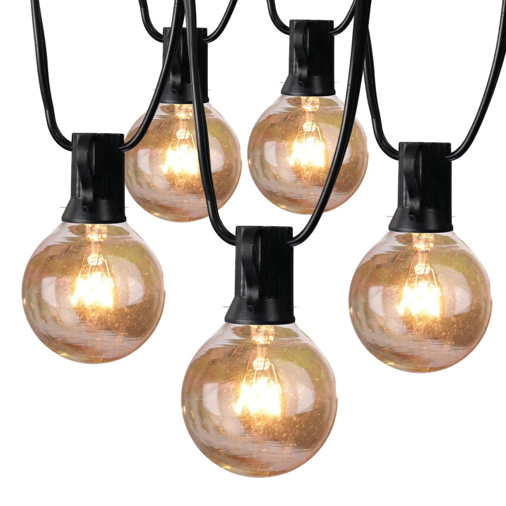 Outdoor String Lights G40 Globe Patio Lights With For Backyard Porch ...