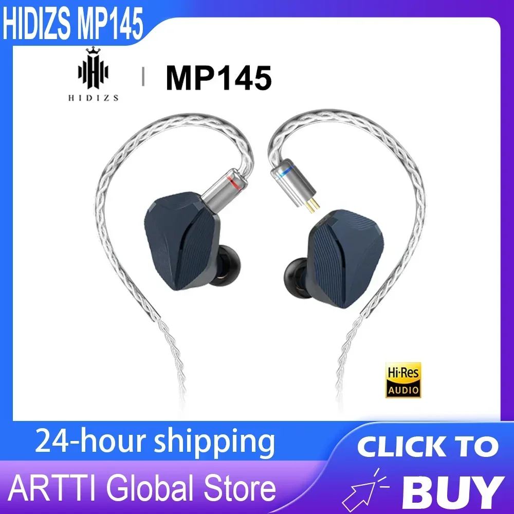 Hidizs-MP145-HiFi-IEMs-in-Ear-Wired-Monitors-Earphones-14-5mm-Ultra ...