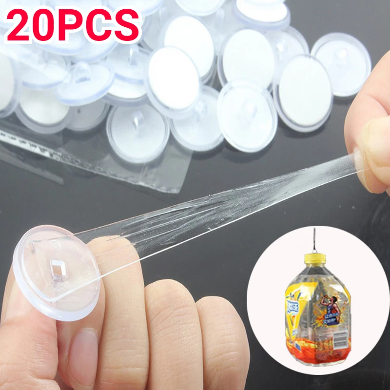 Self-adhesive-Small-Disc-Hooks-Seamless-Ceiling-Transparent-Hanging ...