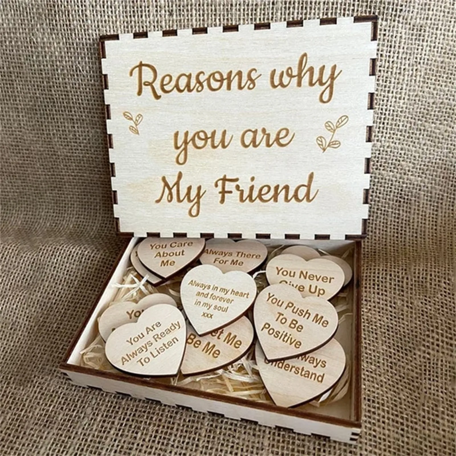 Unique-Friendship-Gift-Wooden-Hearts-In-The-Box-With-Reasons-Why-You-re ...