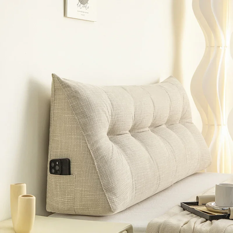 Triangle-Reading-Pillow-Office-Sofa-Bedside-Back-Cushion-Soft-Back-Rest ...