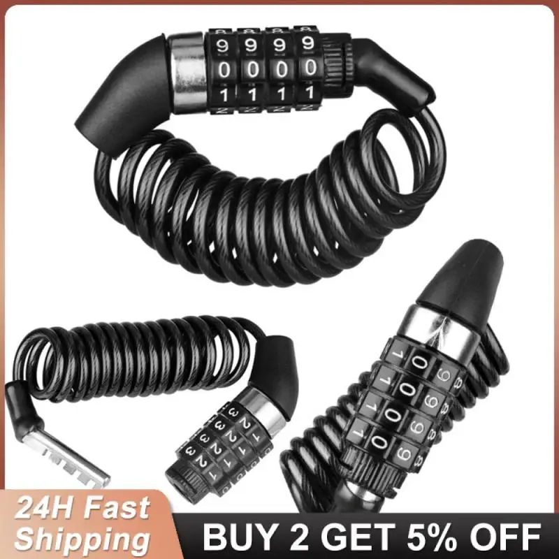 Black-4-position-Lock-Anti-theft-Protable-Bike-Code-Lock-Anti-prying ...